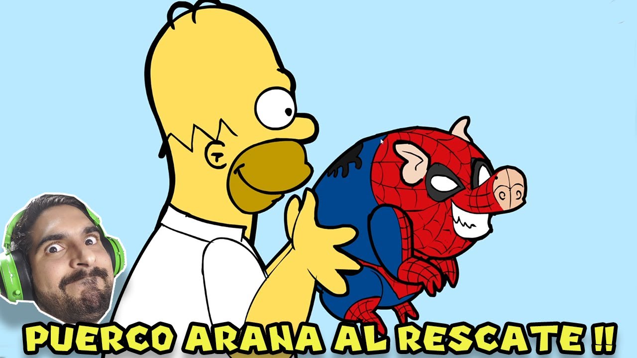 PUERCO ARAÑA AL RESCATE !! - Homer Simpson Saw Game con Pepe el Mago ...