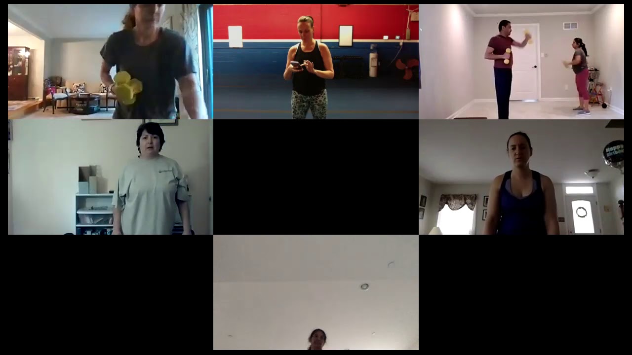 Zoom Boot Camp- Upper Body Strength + Cardio PM 03-24-20 - YouTube