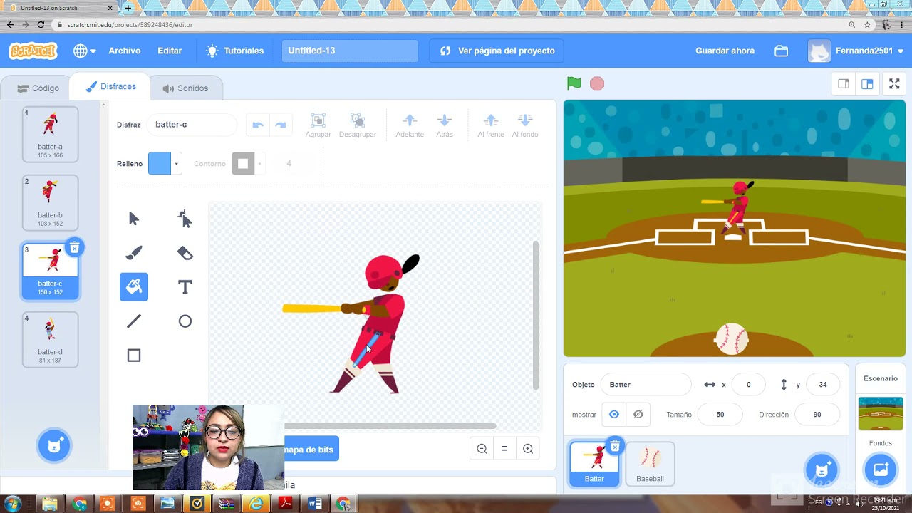 Scratch juego de baseball - YouTube