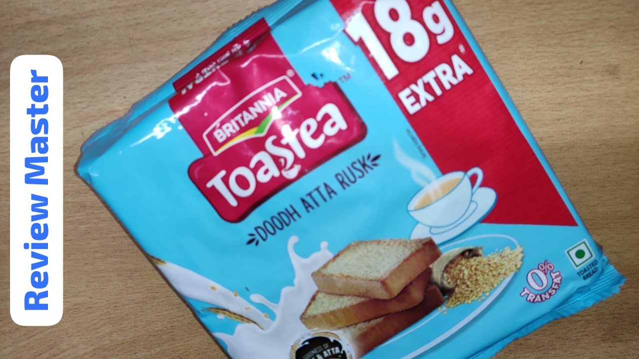 Britannia Toastea Milk Rusk || Britannia Doodh Atta Rusk Biscuits ...