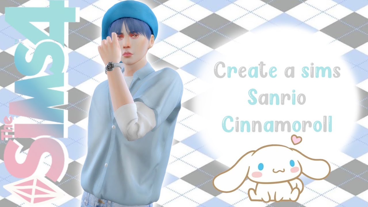 THE SIMS 4 : #CAS (Cinnamoroll) Sanrio #4 - YouTube