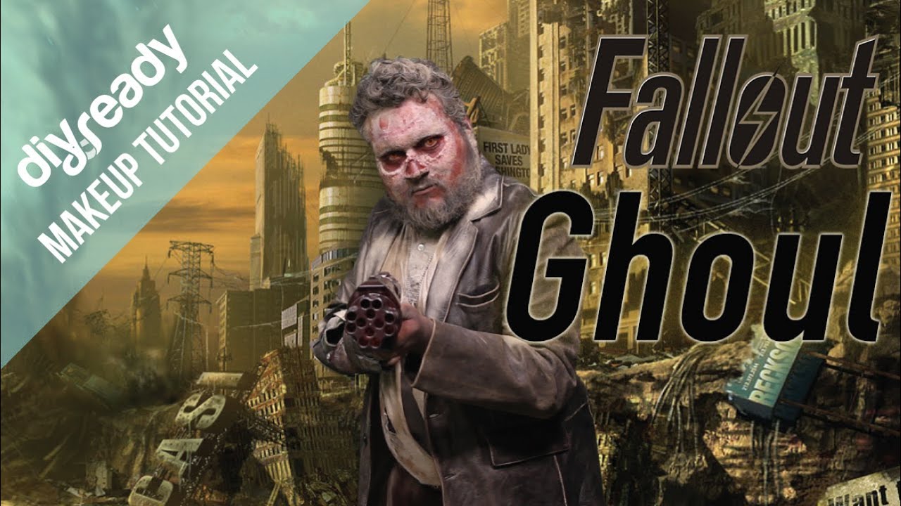 Fallout Ghoul Halloween Makeup - YouTube