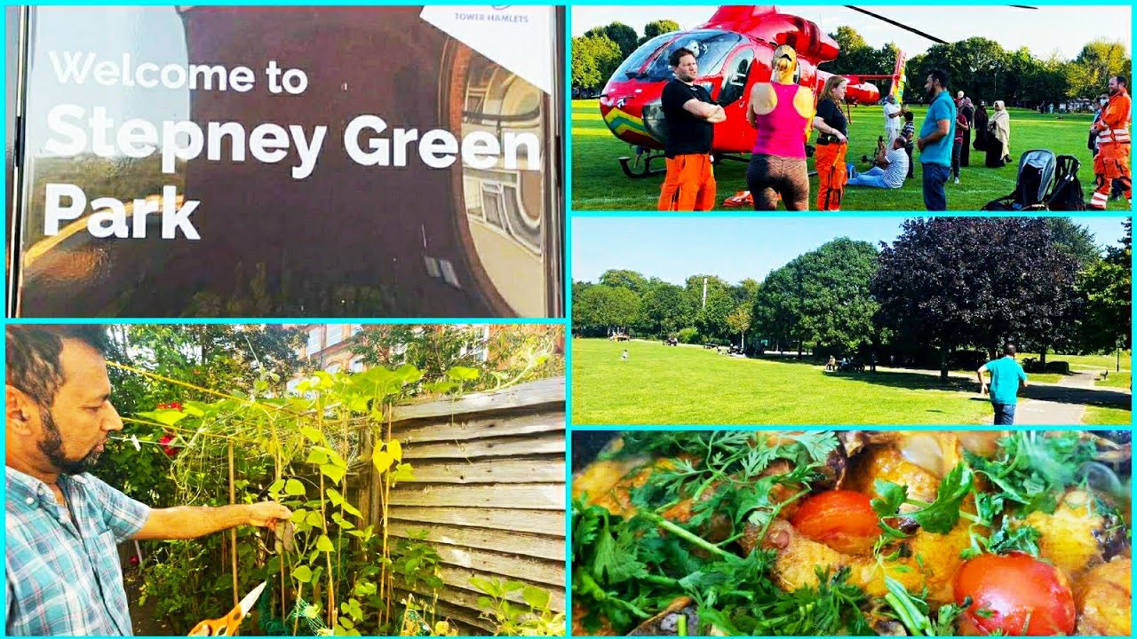 Stepney Green Park এ নিয়মিত ব্যায়াম শেষে, নিজ বাগান এর vegetable ...