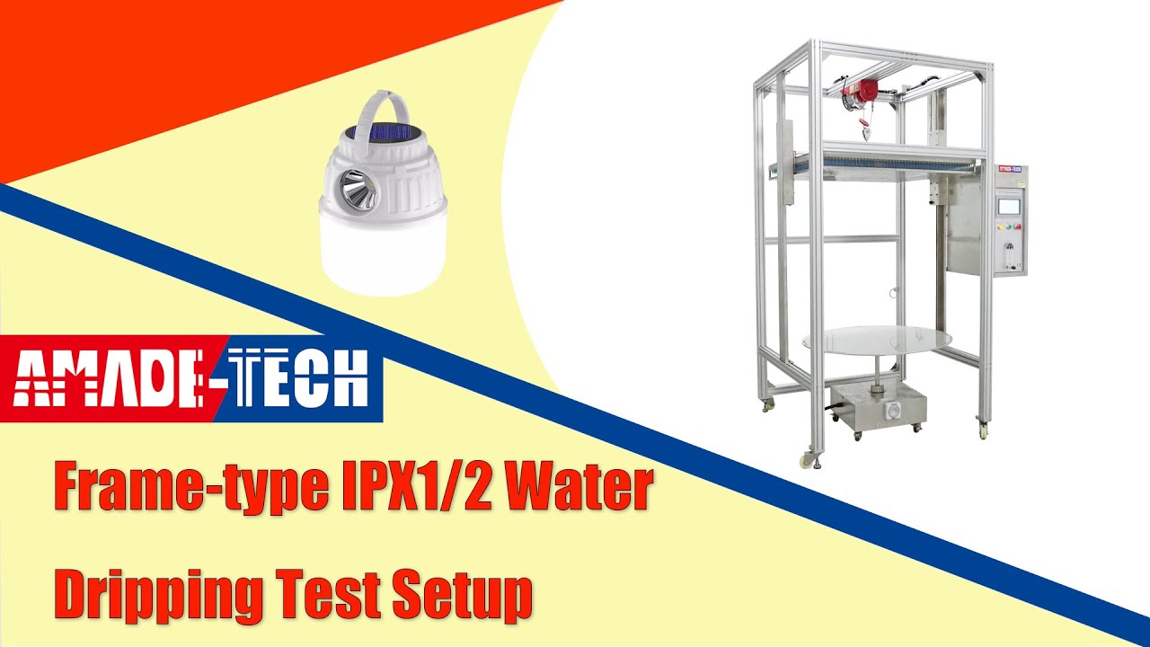 Frame-type IPX1/2 Water Dripping Test Setup (Apparatus) - AmadeTech ...