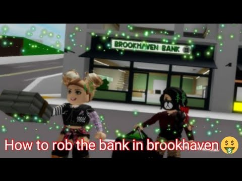 How to rob the bank in brookhaven (roblox).. tutorial..Ft.. Gaming ...