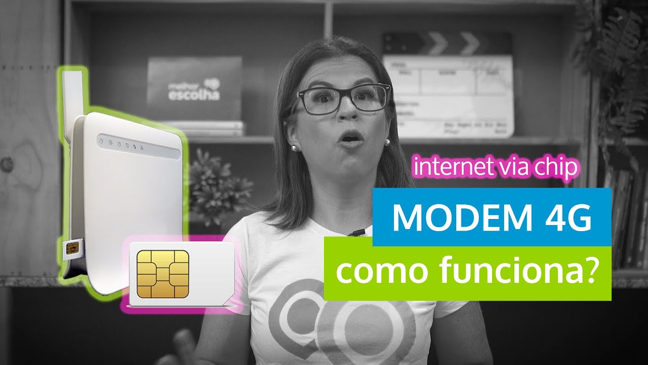 Modem 4G - internet via chip funciona bem? - YouTube