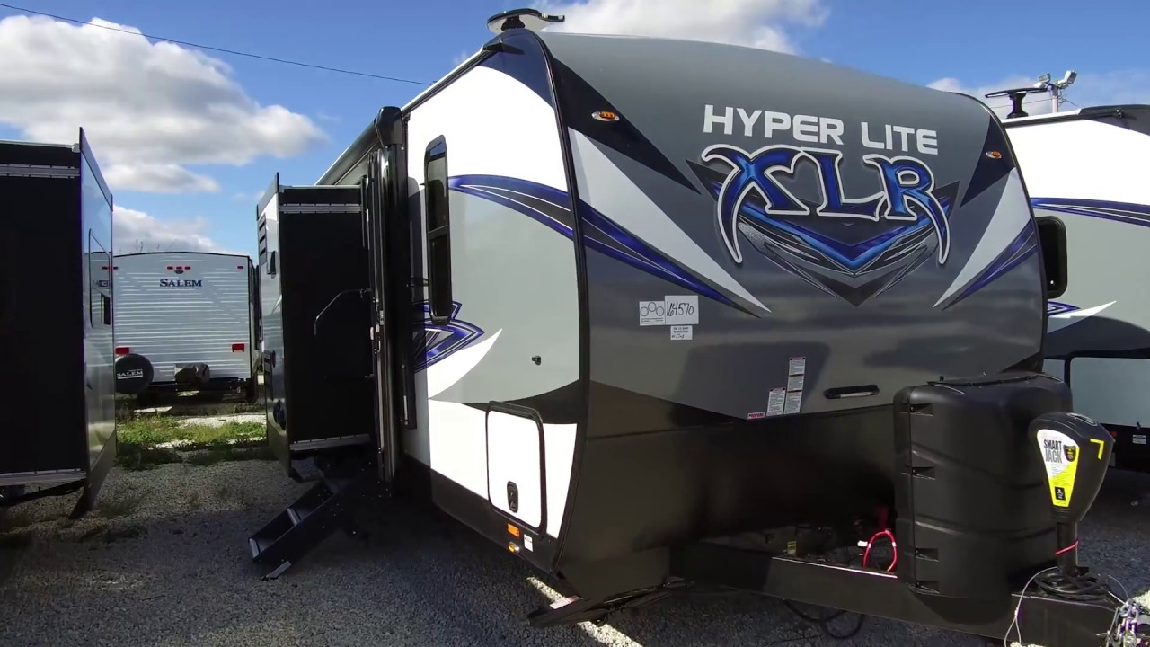 2018 Forest River XLR Hyper Lite 30HDS Toy Hauler Travel Trailer Walk ...