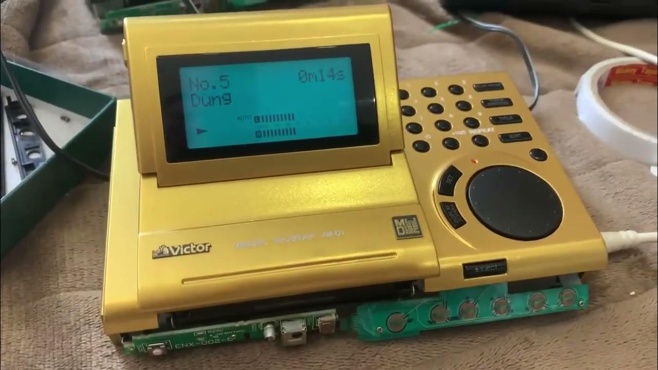 minidisc victor xm r1 - YouTube