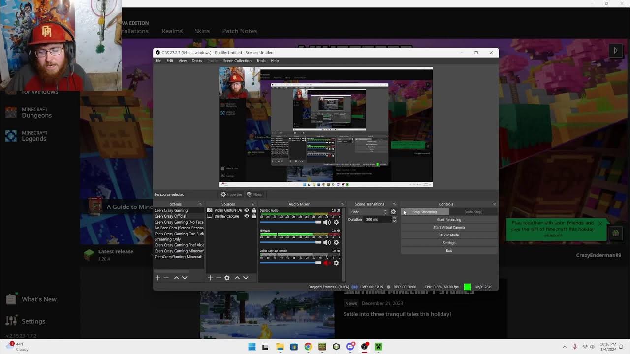 Minecraft Java Exception_Access_Violation Error - YouTube