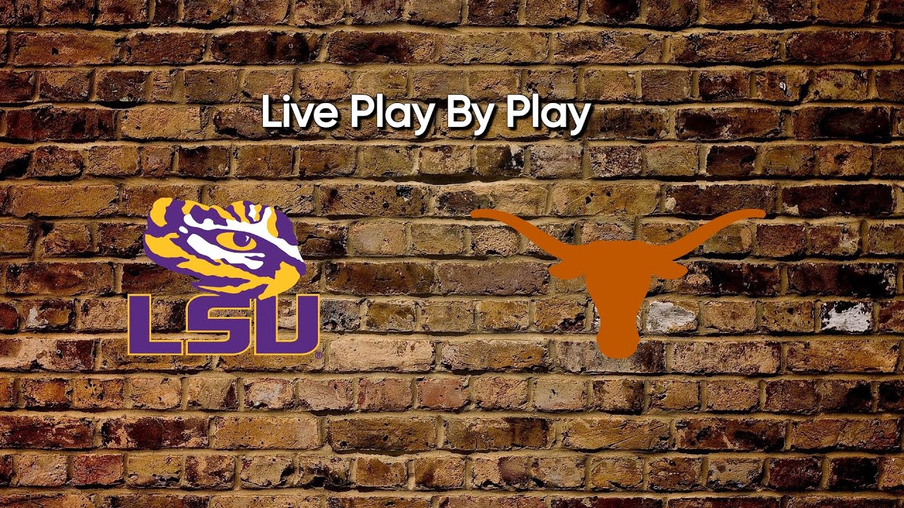 LSU vs Texas Baseball Live Play By Play - YouTube
