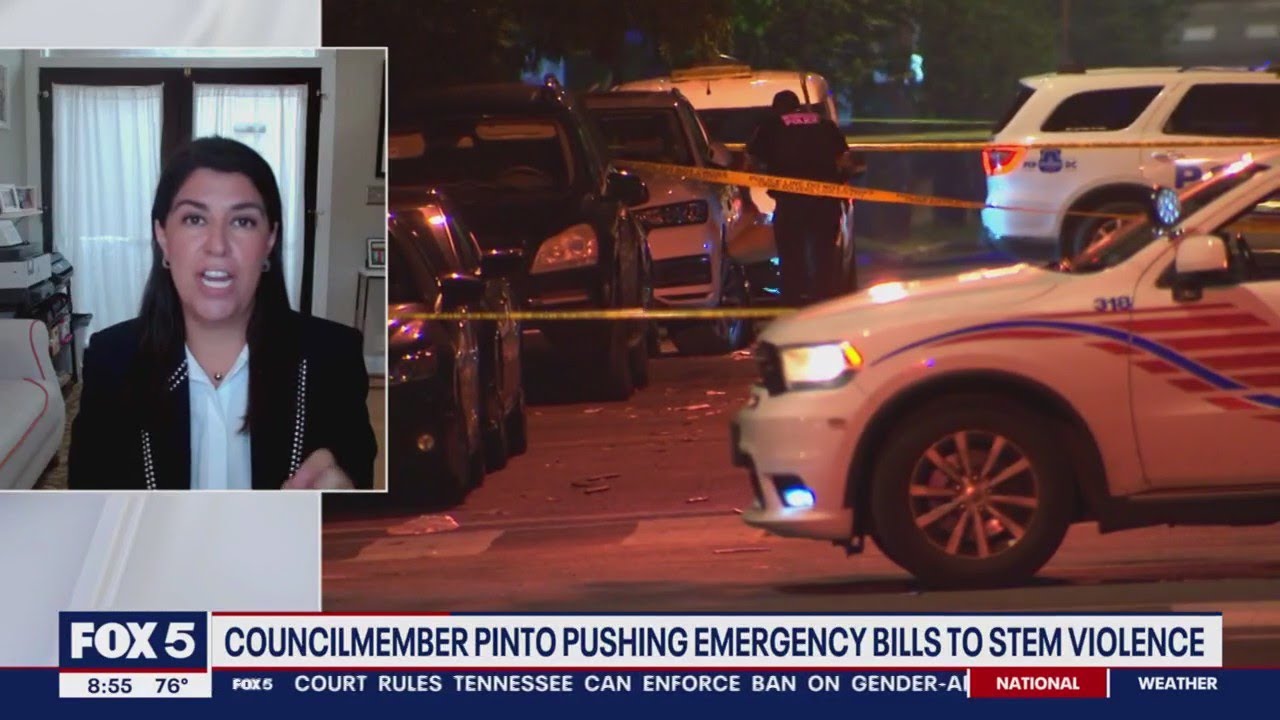 DC councilmember Brooke Pinto talks about her emergency legislation to ...