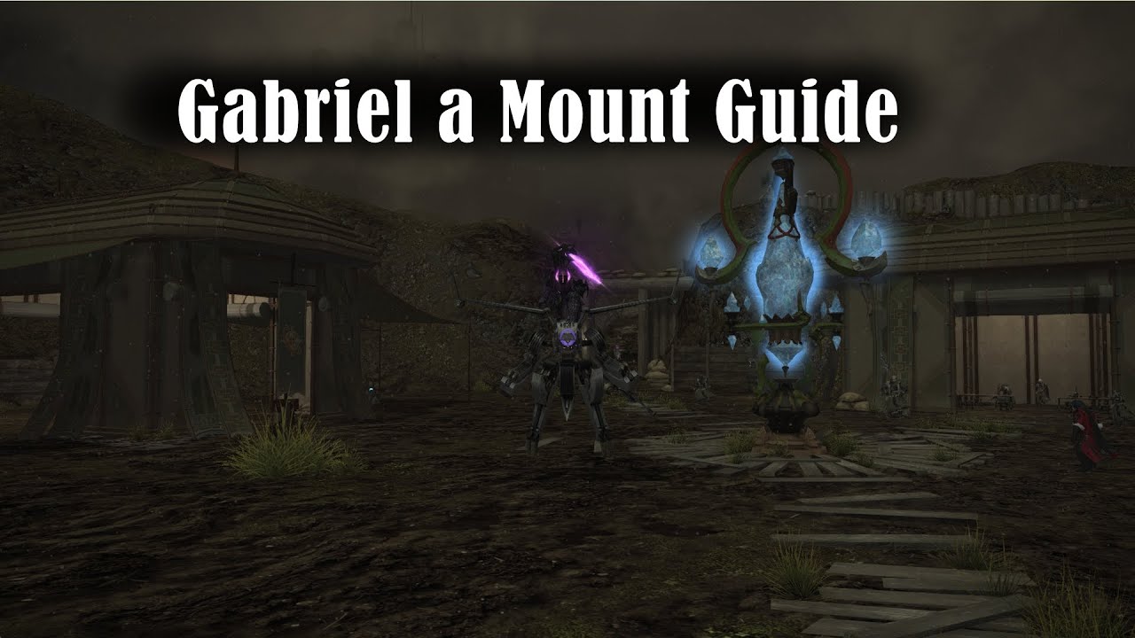 FFXIV Gabriel a Mount Guide - YouTube