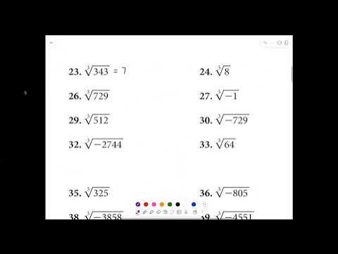 Algebra 1 Square root and cube root introduction. - YouTube