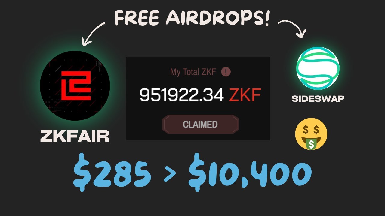 ZKFAIR AND SIDESWAP AIRDROP!!! DON'T MISS THIS! $ZKF $SIDE - YouTube