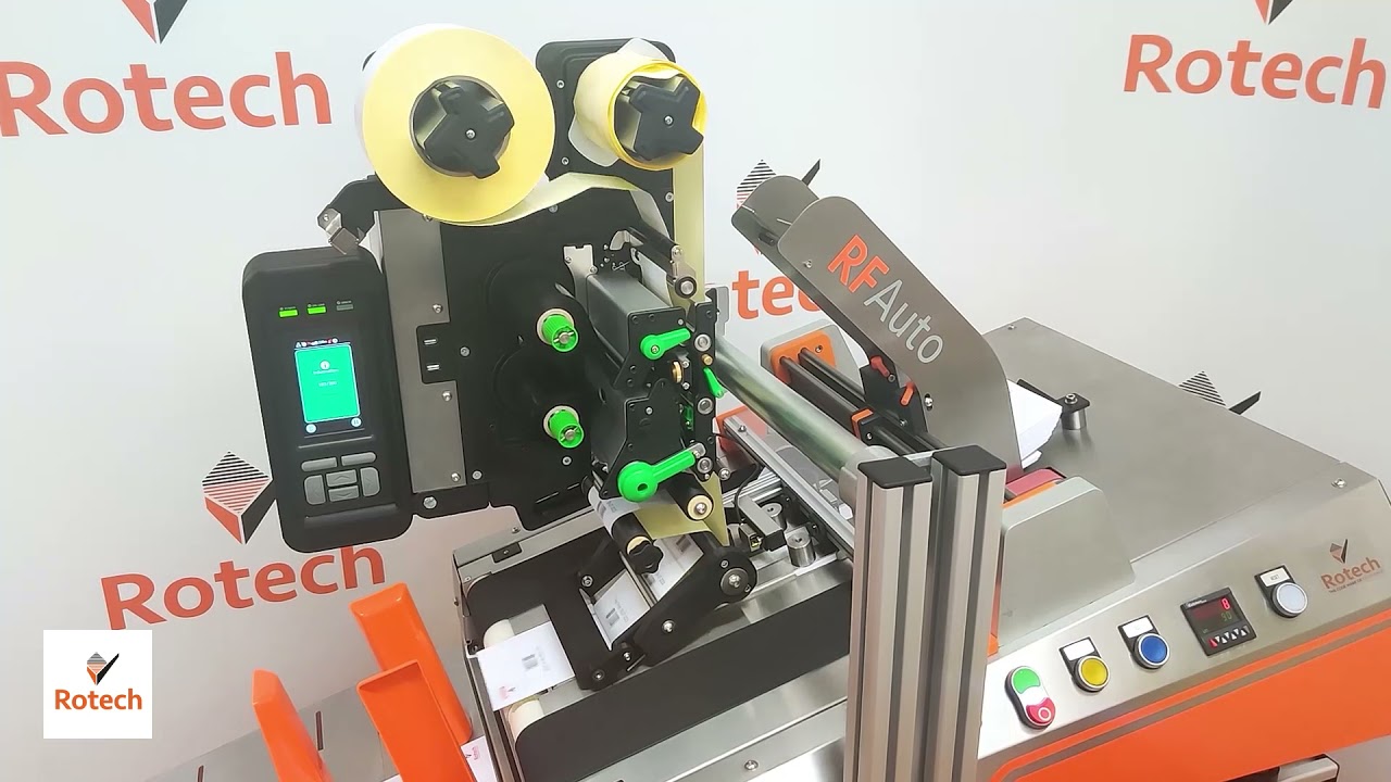 Rotech RL Print & Apply Labelling System - YouTube