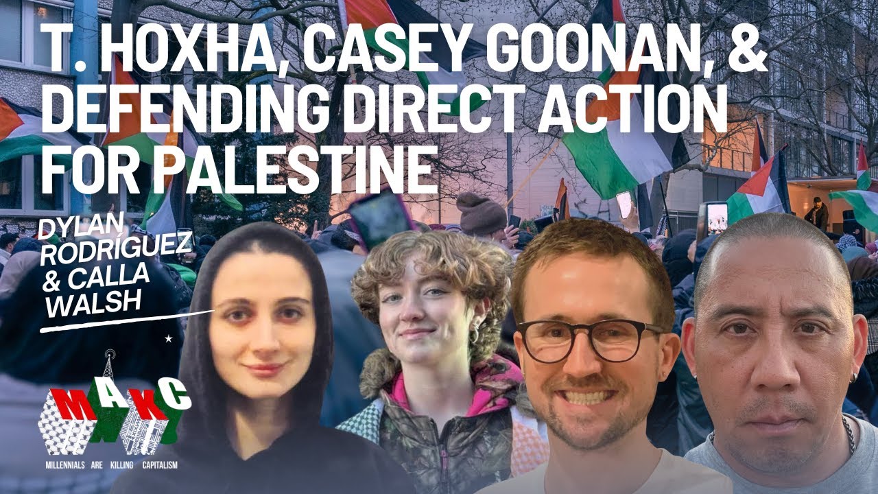 T. Hoxha & Casey Goonan Pro-Palestine Prisoners on Hunger Strike ...