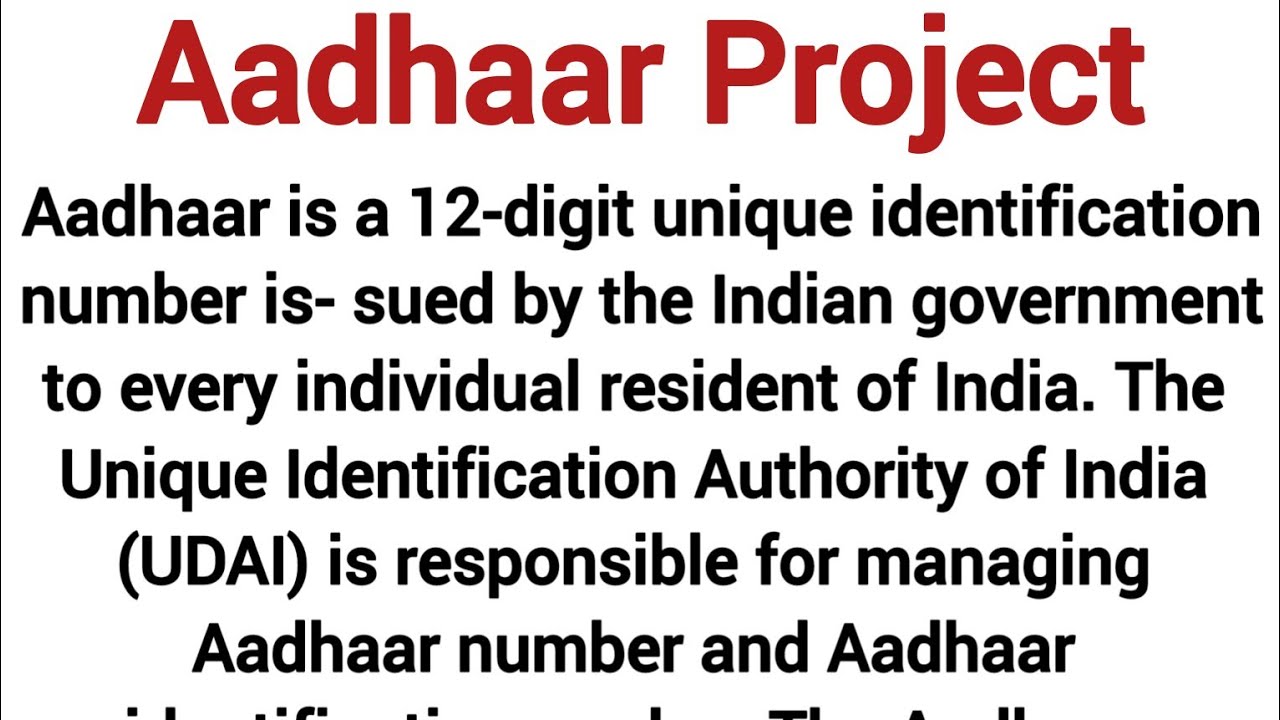 aadhaar project paragraph writing/aadhaar project/aadhar/aadhar card ...