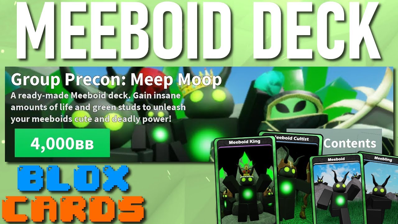 Meep Moop Deck - Blox Cards - YouTube