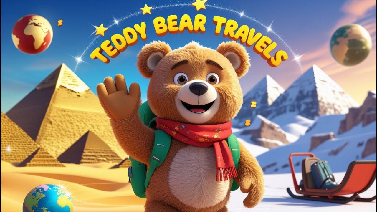 Teddy Bear Travels | Fun Learning Adventure for Kids | Little Lyrics ...