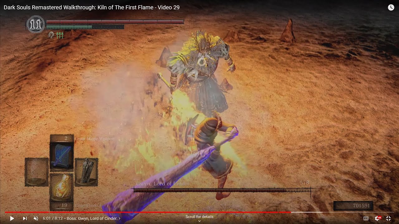 Dark Souls Remastered Walkthrough: Kiln of The First Flame - Video 29 ...