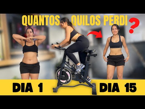 15 DIAS FAZENDO BICICLETA | RESULTADO NO MEU CORPO | Bicicleta emagrece?