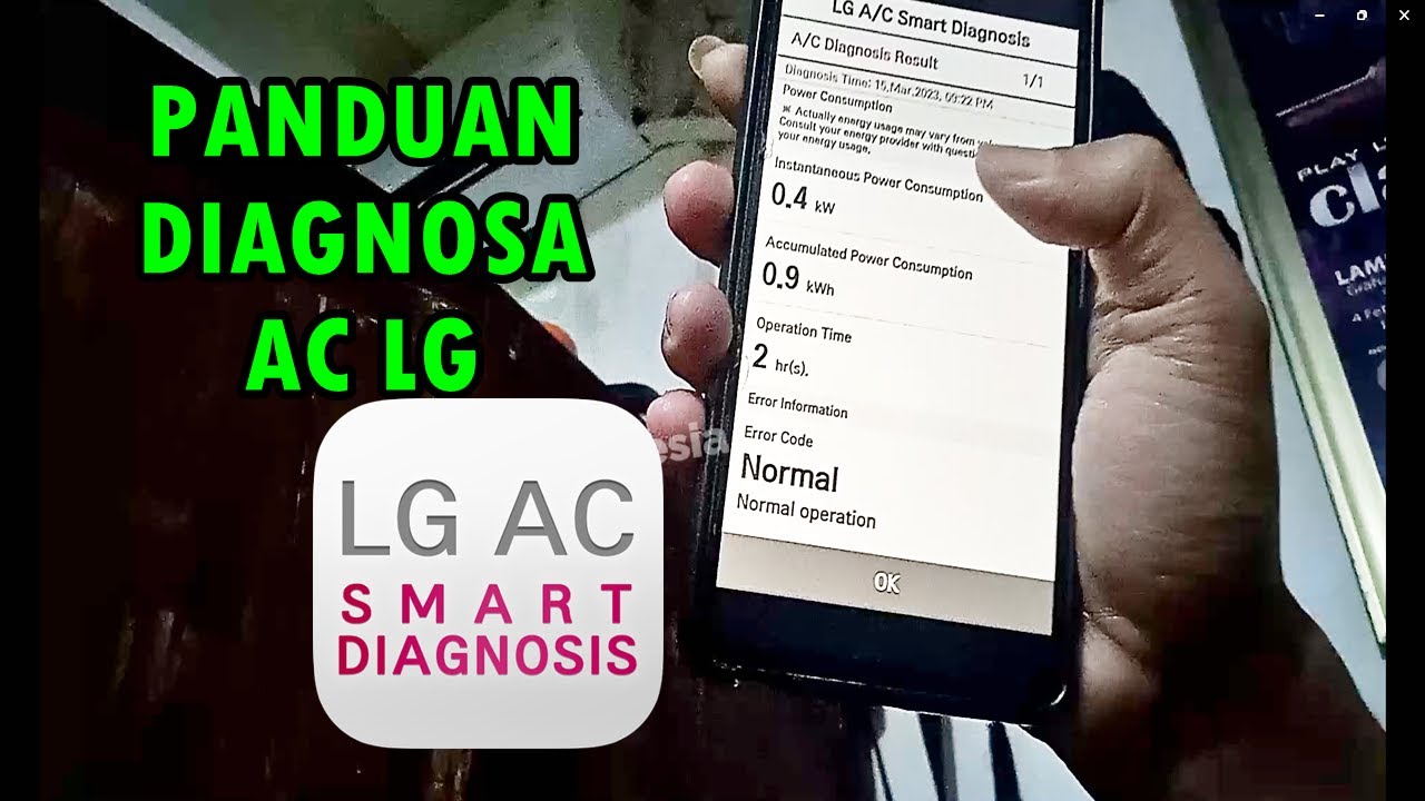 Cara Diagnosa AC LG Dengan Aplikasi LG AC Smart Diagnosis (Cara Simple ...