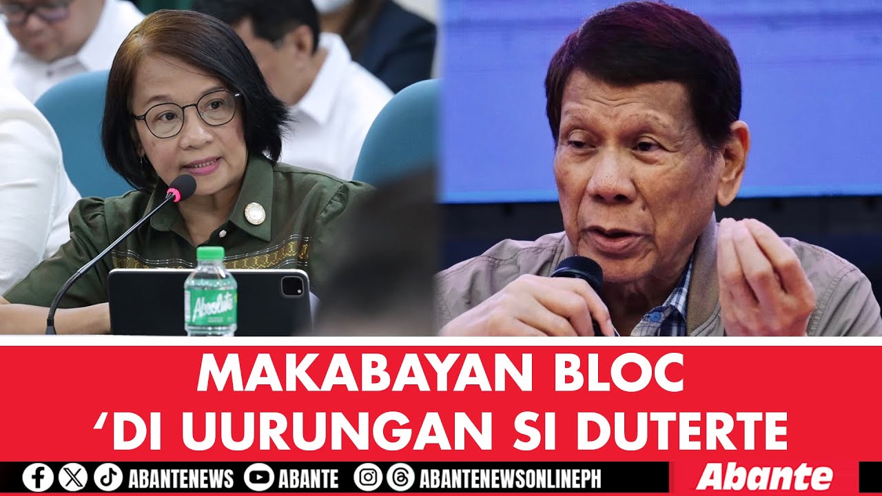 Makabayan Bloc ‘di uurungan si Duterte - YouTube