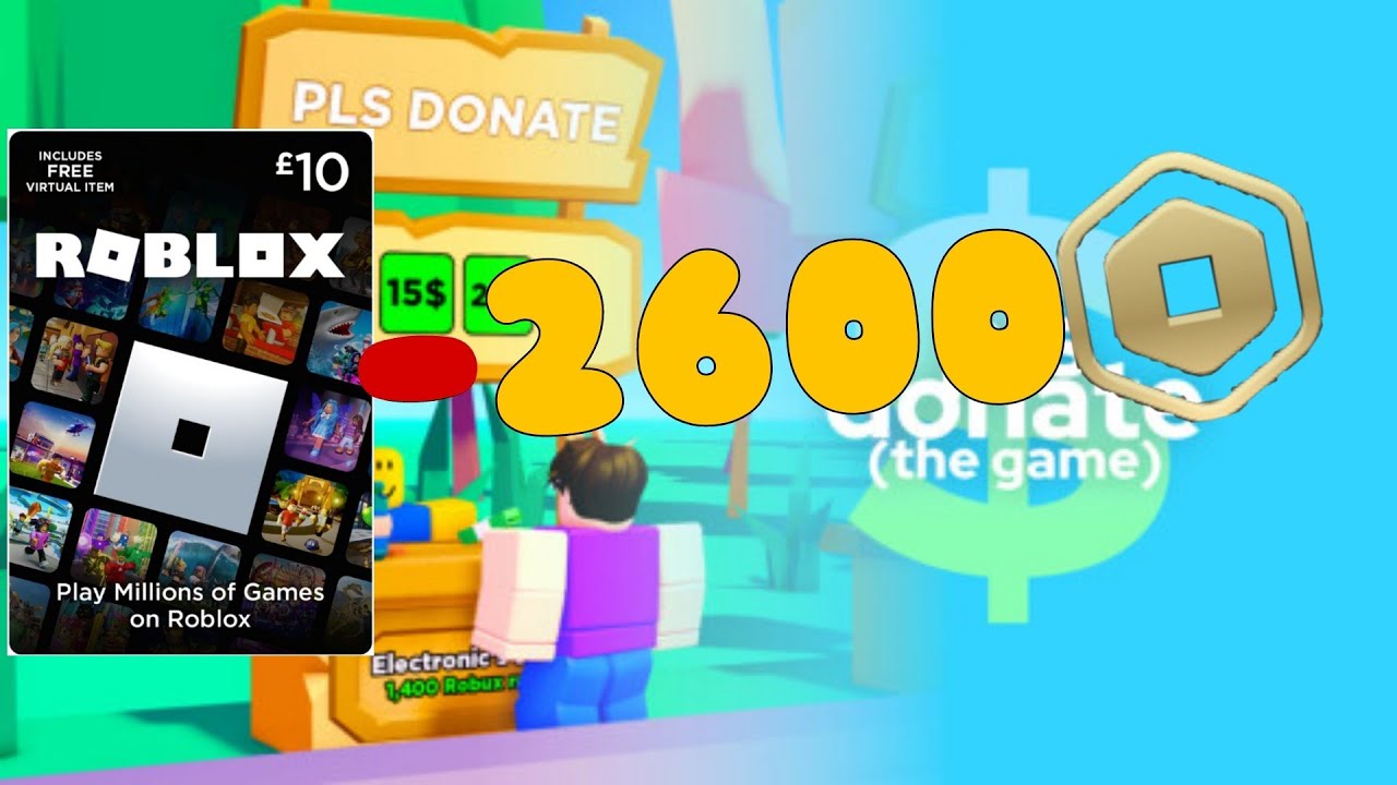 donating over 2500 robux - YouTube