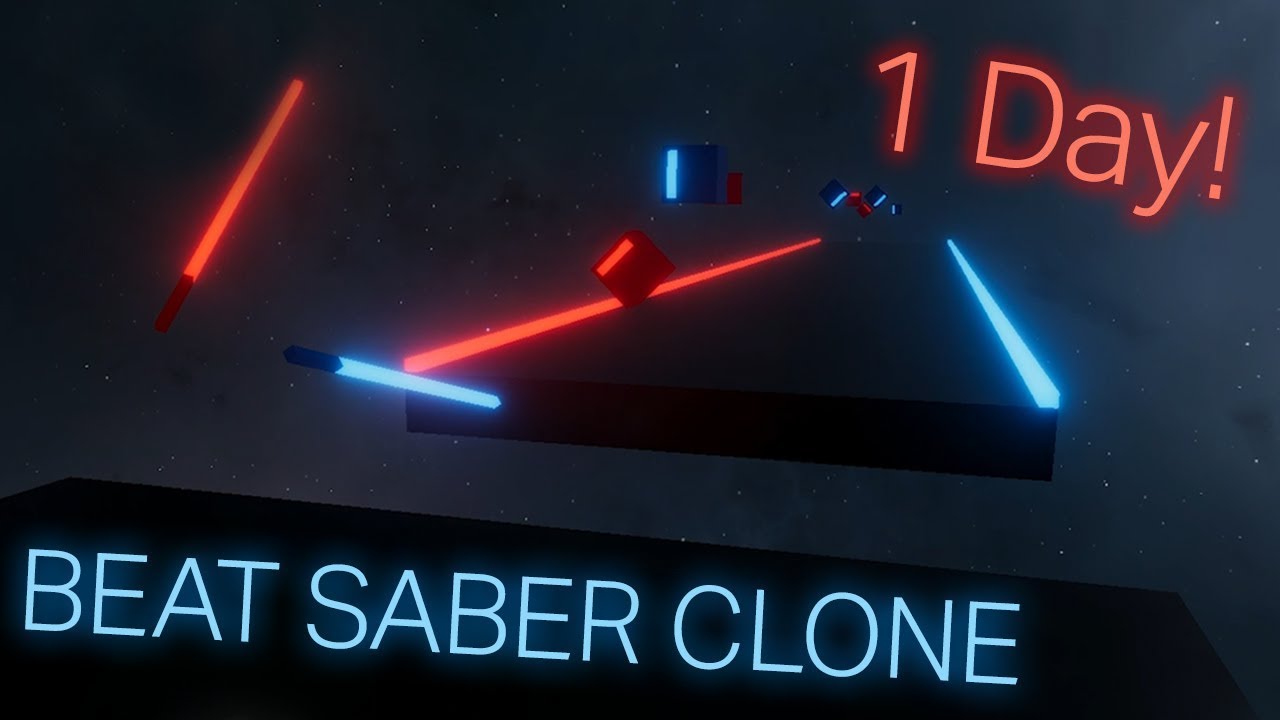 Beat Saber Clone in 1 Day! - Unity VR Prototype - YouTube