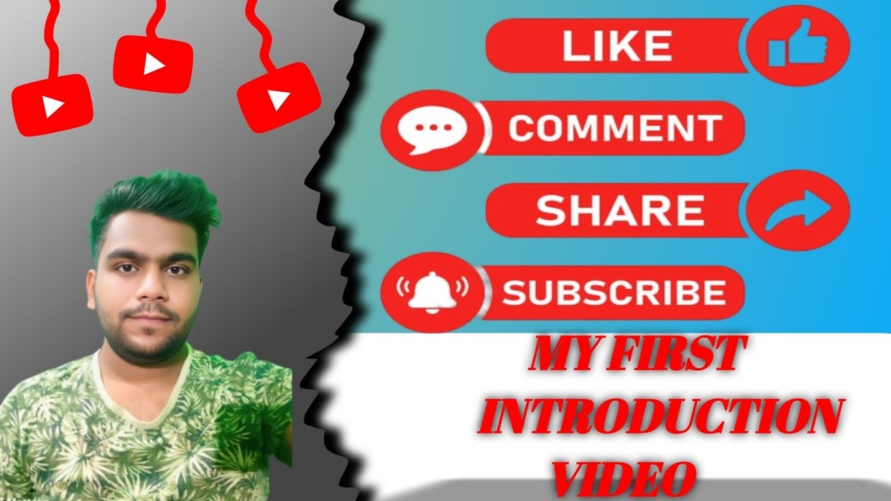 My First YouTube Video | My First YouTube Introduction Video | Mera ...
