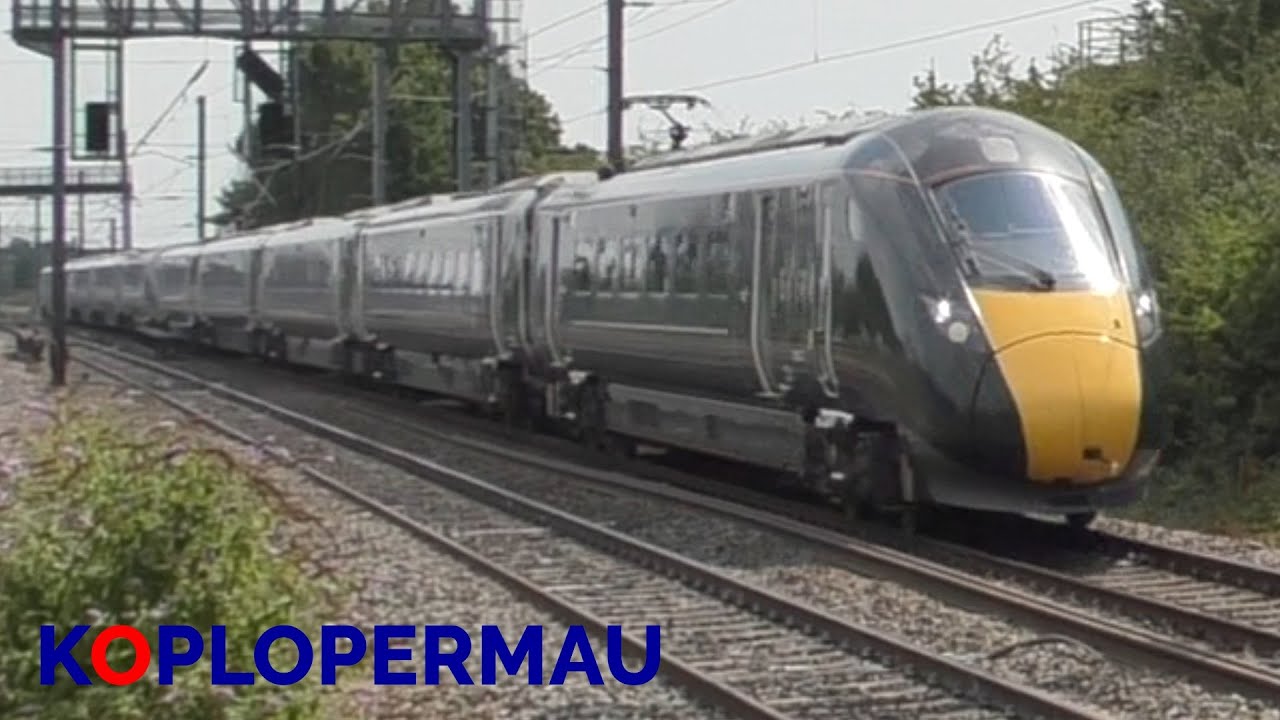 HST en vervanger kruisen elkaar op de Great Western Main Line! - YouTube