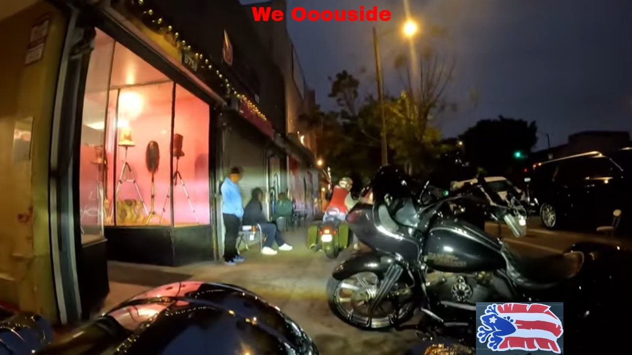 Night Dippin Down The Streets To a Hood Party - YouTube