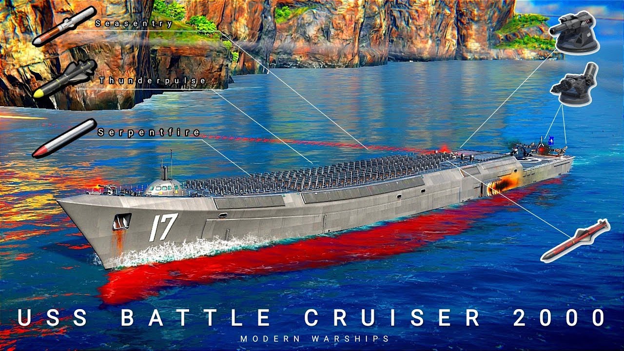 USS Battlecruiser 2000: ¡Un crucero con una potencia de fuego increíble ...