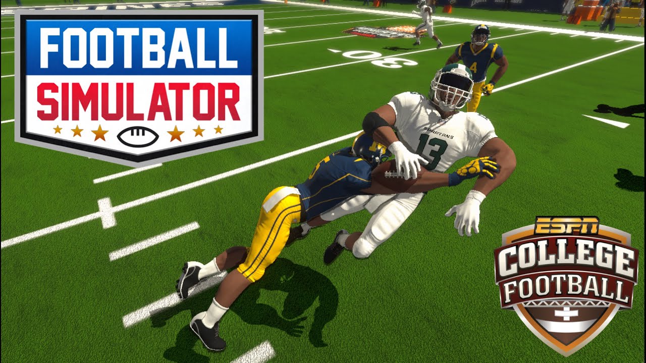 Rivalry Game!! Football Simulator COLLEGE Edition - YouTube