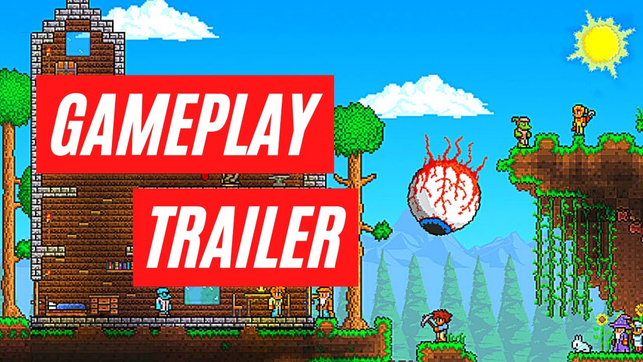 Terraria — Gameplay Trailer | Official Reveal (2019) - YouTube