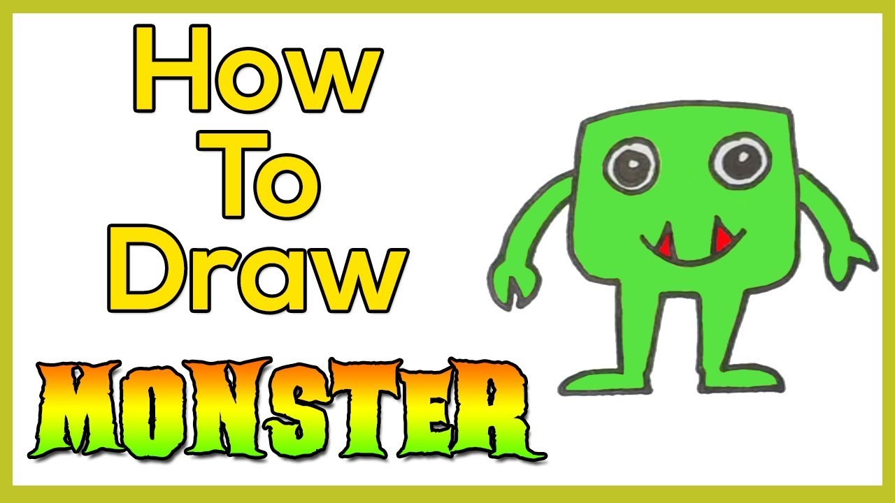 How To Draw A Monster (2018) - YouTube