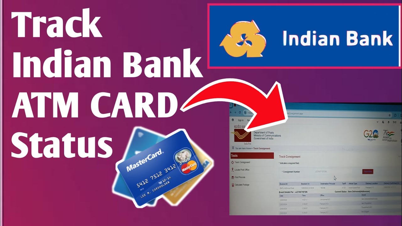 How to Track Indian Bank ATM Card Status | Indian Bank ATM Card Status ...