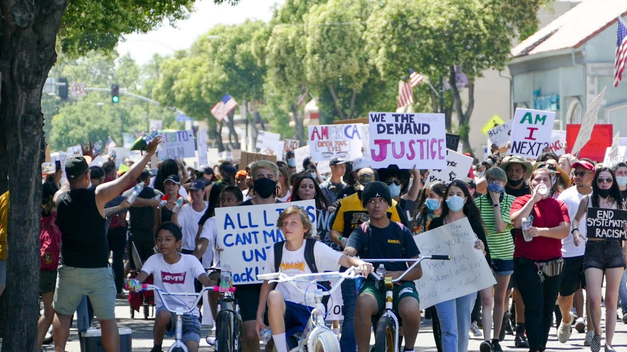 Social Justice March Tracy, CA 6/4/20 - YouTube