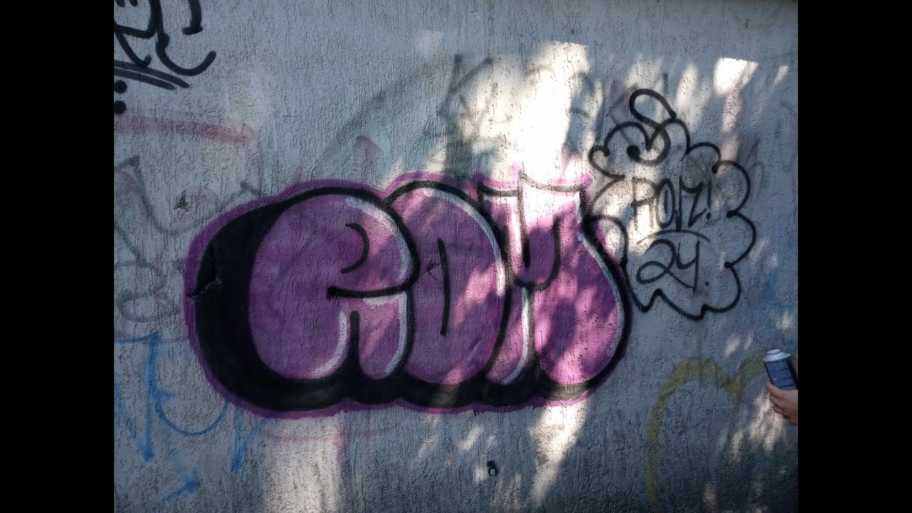 graff mission 2 (2 throwies) - YouTube