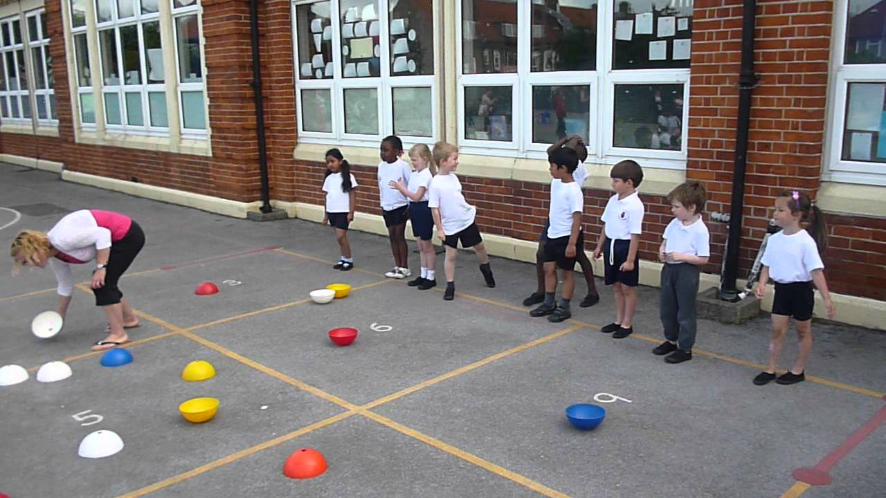 Alex's sports day Cup turnover game - YouTube