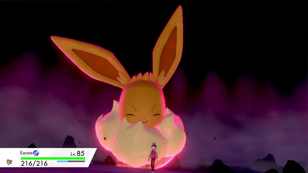Gigantimax Eevee Cry - YouTube