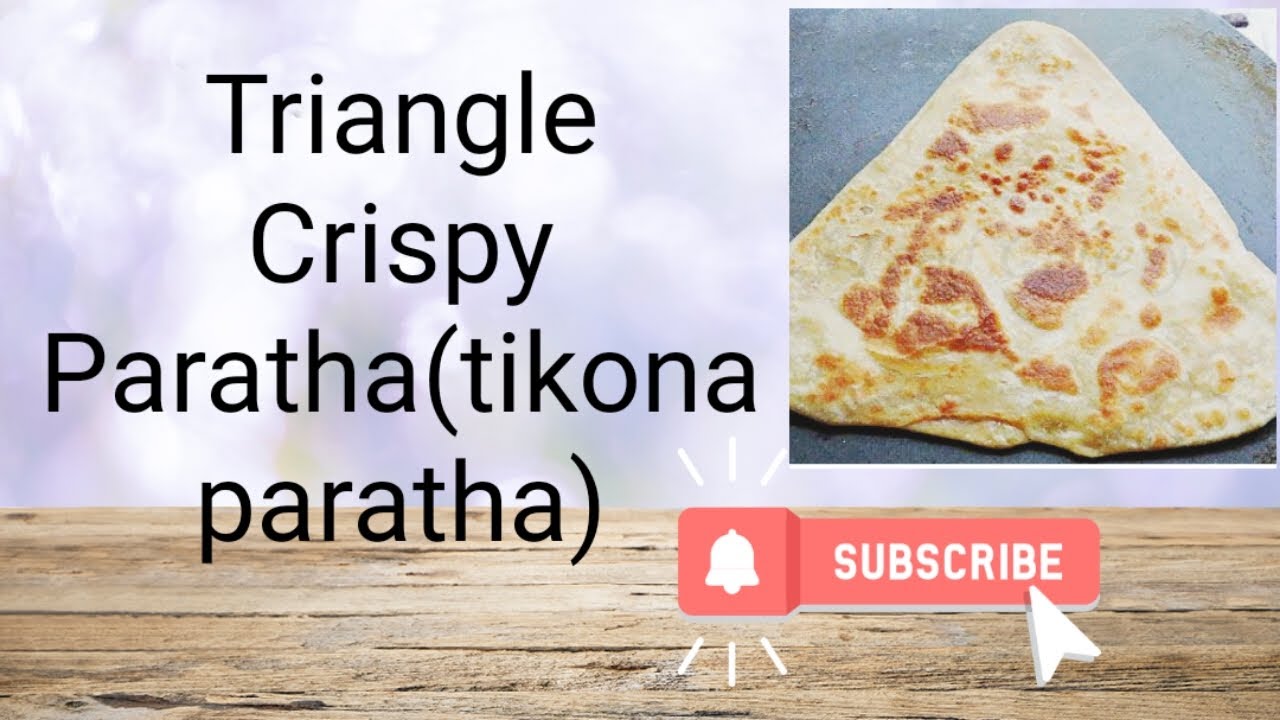 How to make triangle patatha#paratha - YouTube
