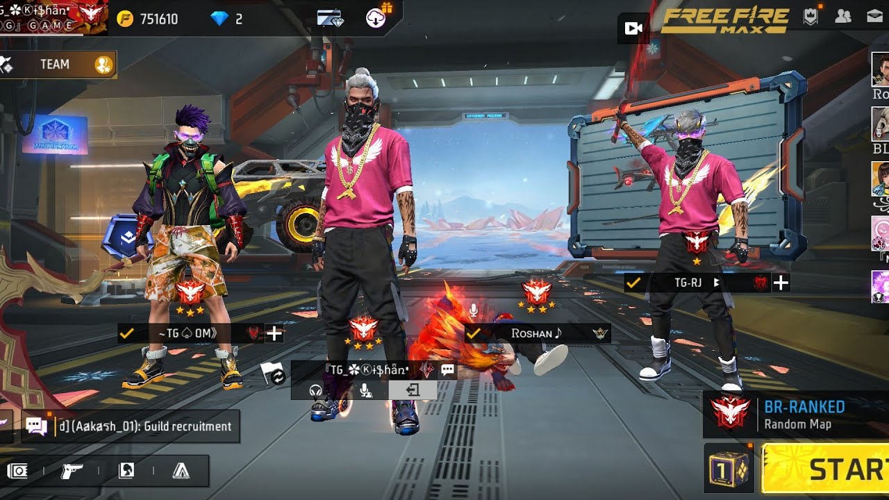 Live Always Push To Top 1 Grandmaster Rank FF New Season - YouTube