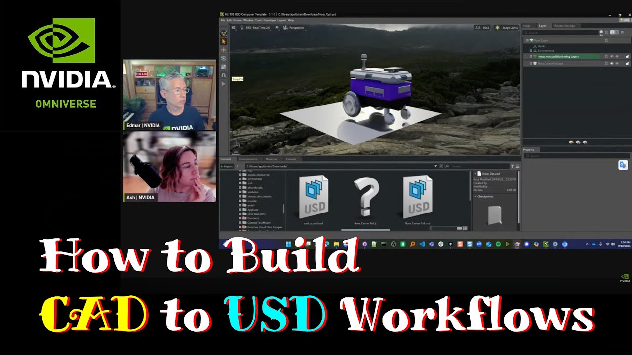How to Build CAD to USD Workflows With NVIDIA Omniverse - YouTube