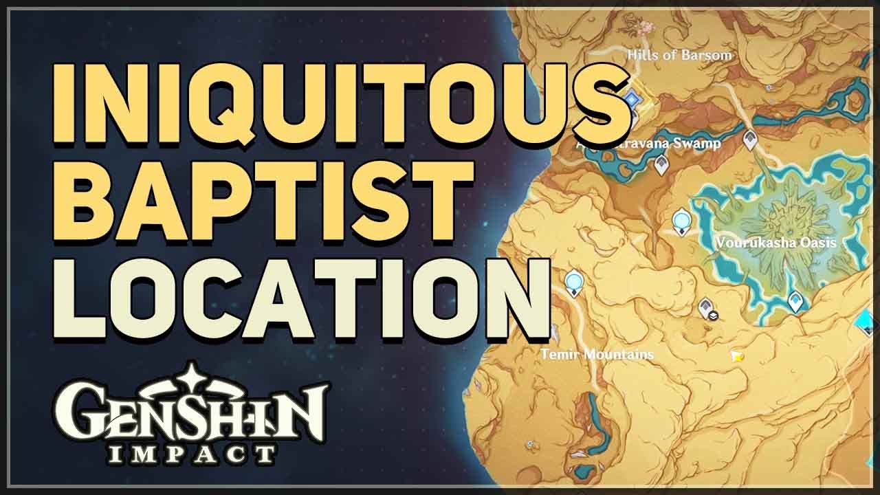 Iniquitous Baptist Location Genshin Impact - YouTube