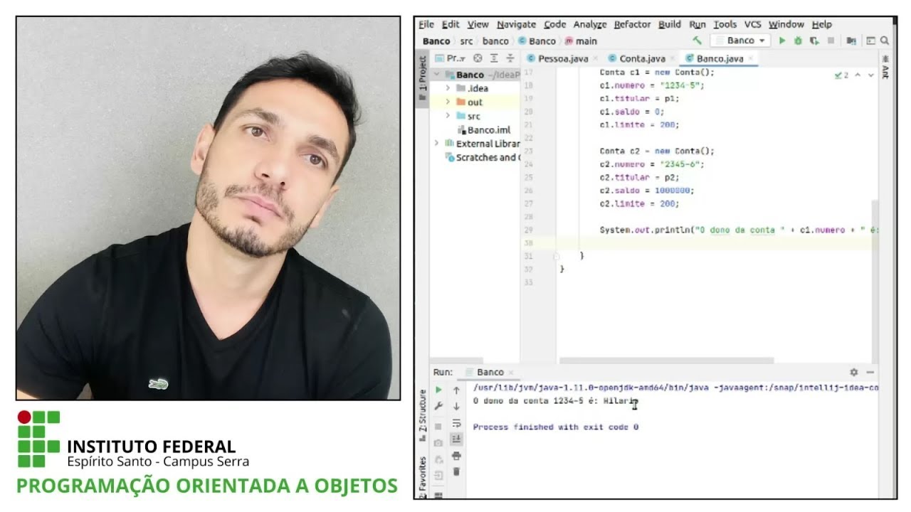 POO - Parte I - Classes e Objetos (Prática) - YouTube