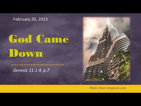 God Came Down - YouTube
