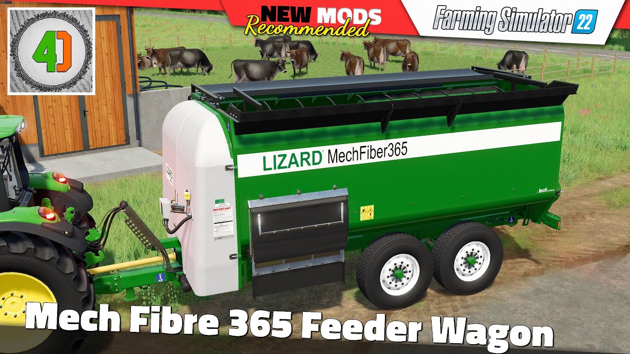 FS22 | Mech Fibre 365 Feeder Wagon - Farming Simulator 22 Mods Review ...