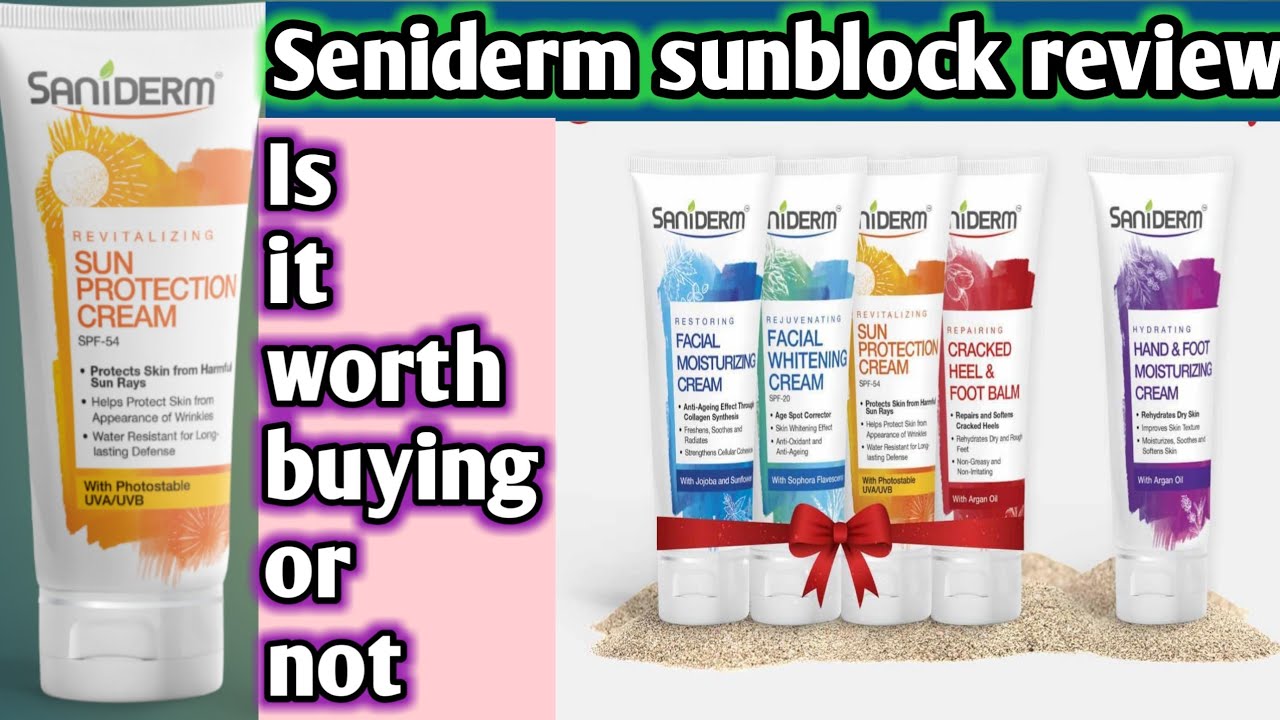 seniderm sunblock review|affordable sunblock|Is it worth buying or not ...