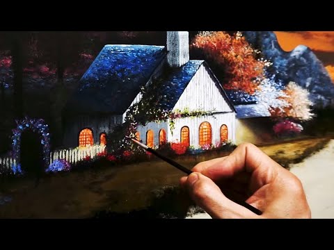 Akrilik Boya ile Ev Resmi Nasıl Yapılır
